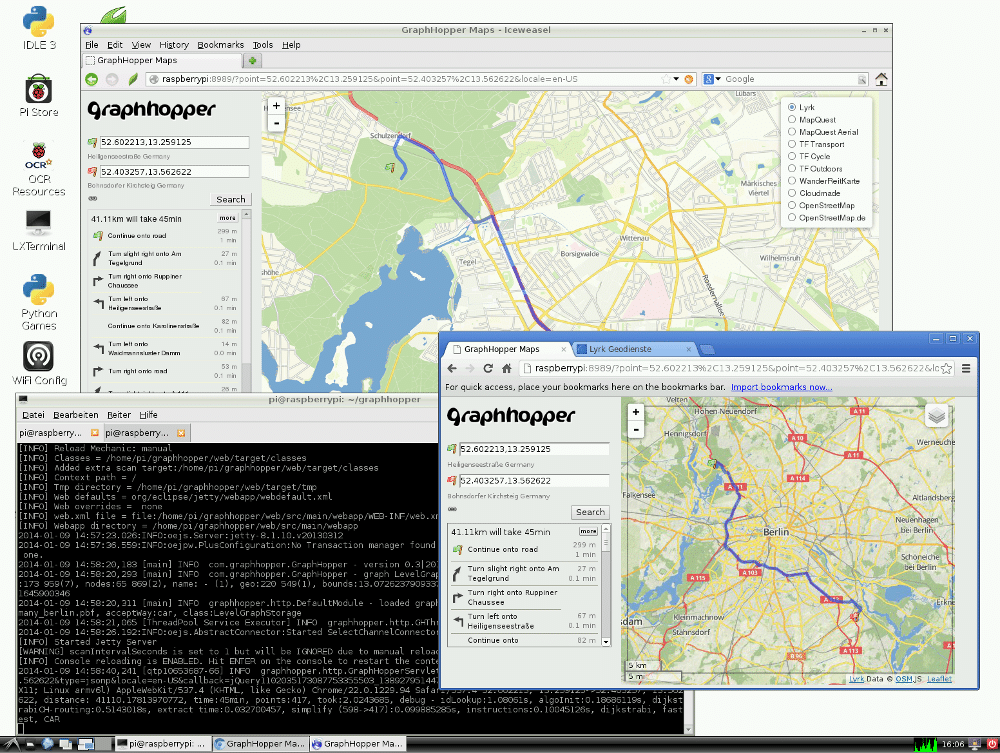 Driving Directions with GraphHopper and Java on Raspberry Pi ...