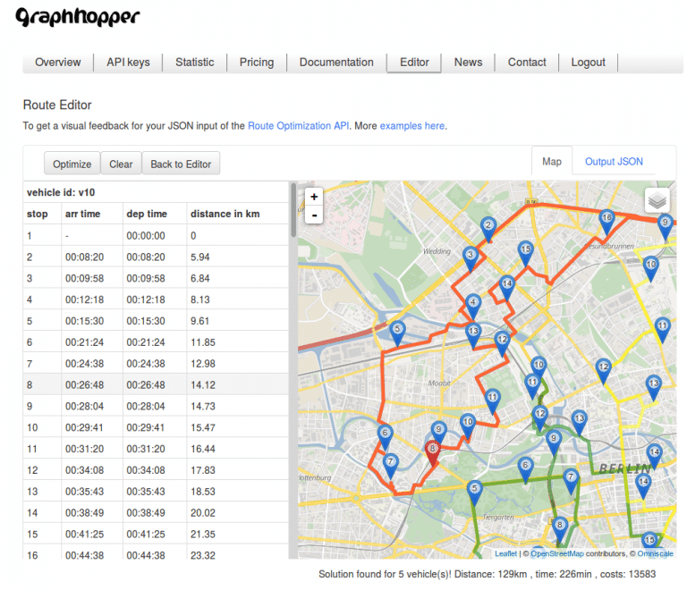 GraphHopper's new Route Optimization Editor - GraphHopper Directions API