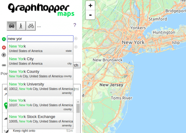 Mapzen Alternatives for Kurviger - GraphHopper Directions API